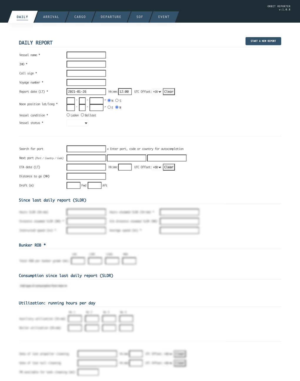 Noon Reporting Application